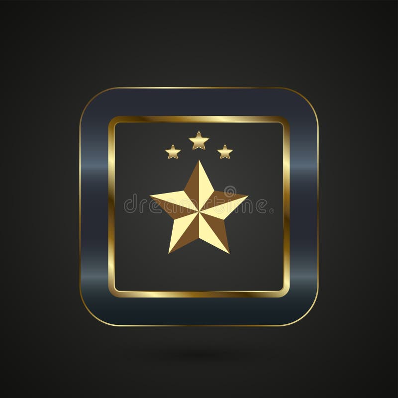 A Luxury and Premium Star Button Check List Option Concept Stock ...