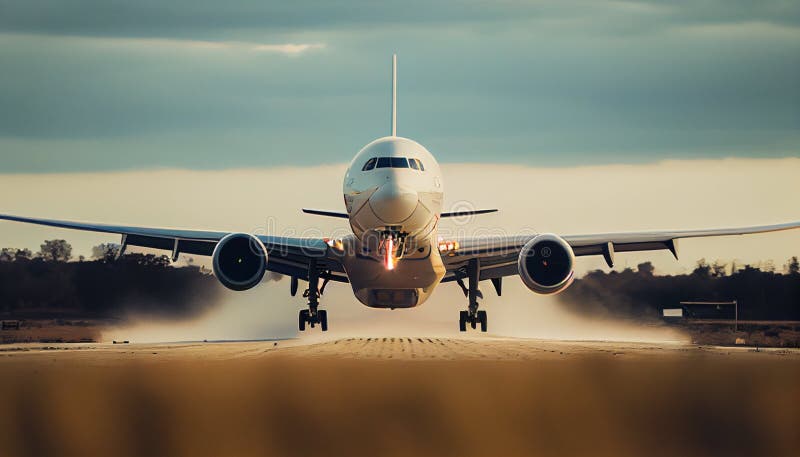 Luxury Private Jet Ai Generated Stock Illustration - Illustration of ...