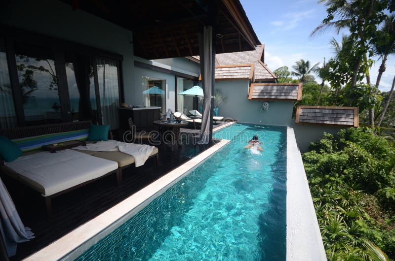 Luxury private resort stock image. Image of expensive - 52116717