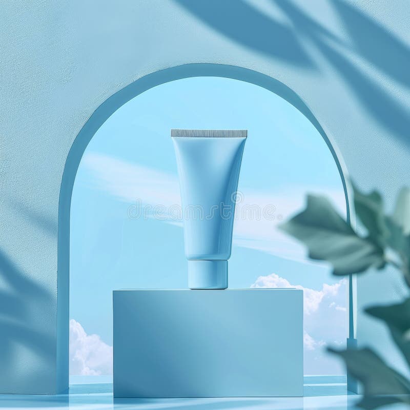 Luxury Product Cosmetic Packaging with Background Stock Image - Image ...