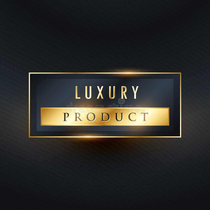 Luxury Premium Quality Vector Label Design Stock Vector - Illustration ...