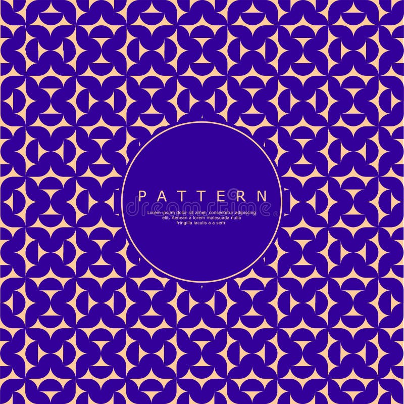 Luxury Purple Abstract Circle Seamless Pattern. Geometric Half Circle ...