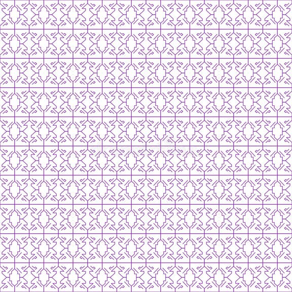 Luxury Purple Aztecs Ornamental Pattern Texture Background Stock Vector ...