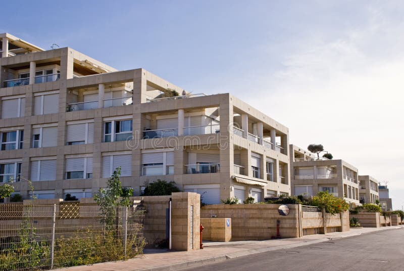 Luxury real estate stock image. Image of real, multy, street - 7526565