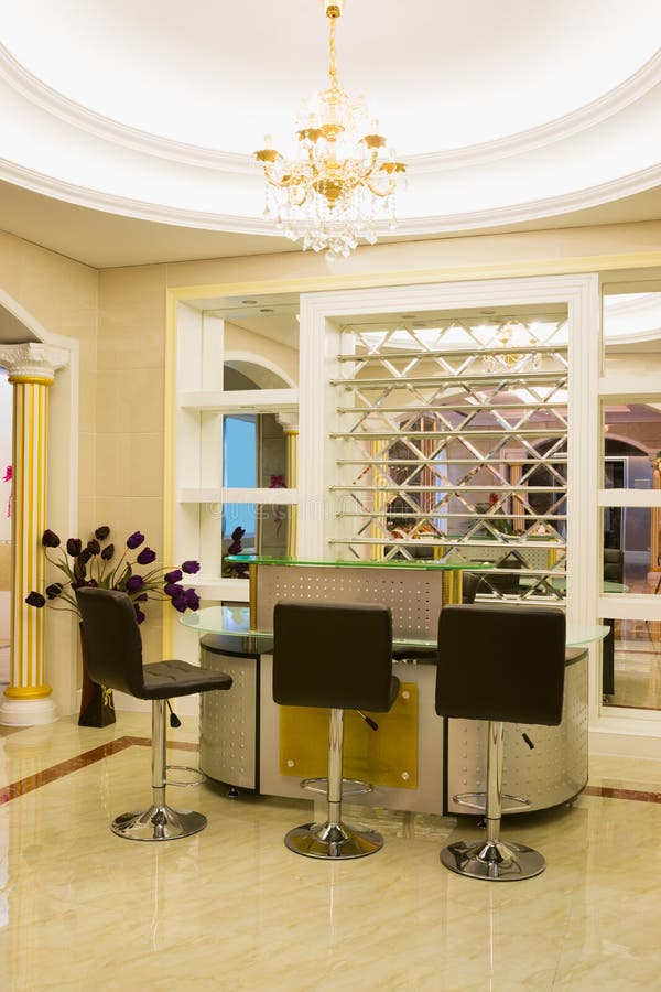 Luxury reception room stock image. Image of mirror, reception - 30741985