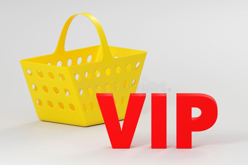 Luxury Red Inscription Vip on Grey Podium, Soft Light, Smooth ...