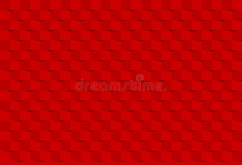 Luxury Red Protruding Squares Pattern, Suitable for Background. Stock ...