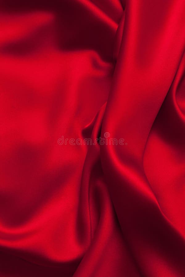Luxury Red Satin Fabric Cloth Abstract Background Stock Image - Image ...