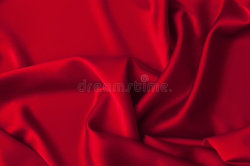 Luxury Red Satin Fabric Cloth Abstract Background Stock Image - Image ...