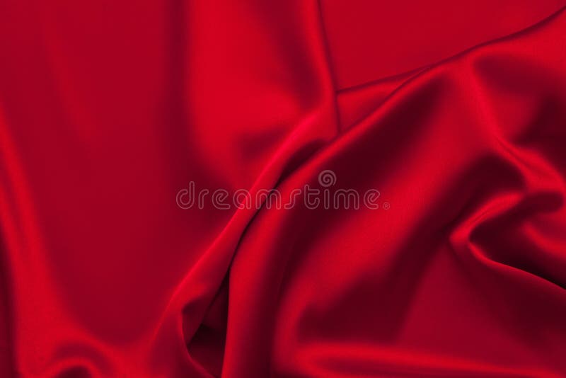 Luxury Red Satin Fabric Cloth Abstract Background Stock Photo - Image ...