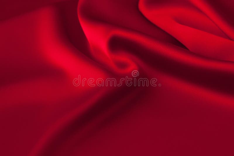 Luxury Red Satin Fabric Cloth Abstract Background Stock Photo - Image ...
