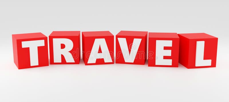 Luxury Red Sign Travel with Red Boxes on Grey Podium, Soft Light ...