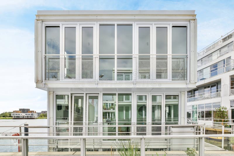 Luxury Residential Building Stock Photo - Image of window, city: 230882560