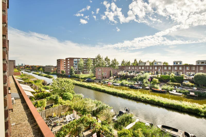 Luxury Residential Building Stock Photo - Image of urban, townhouse ...