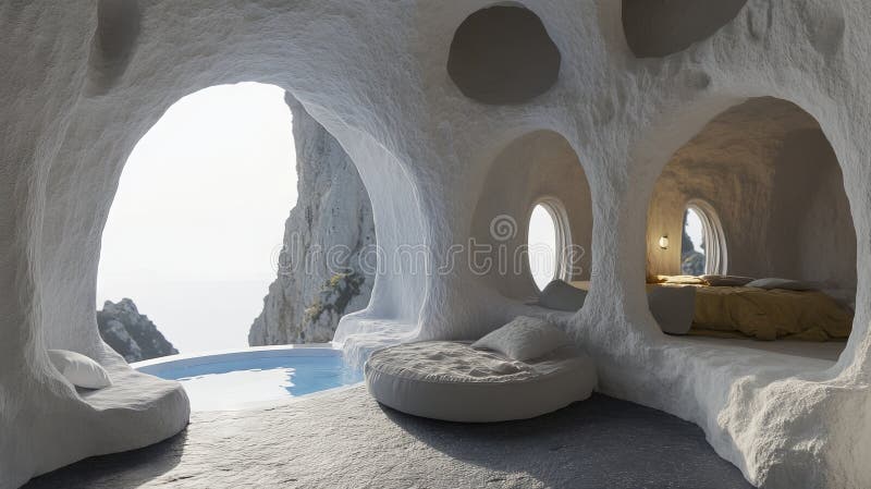 A Luxury Resort Featuring a Cliffside Pool and Serene Ocean View at ...