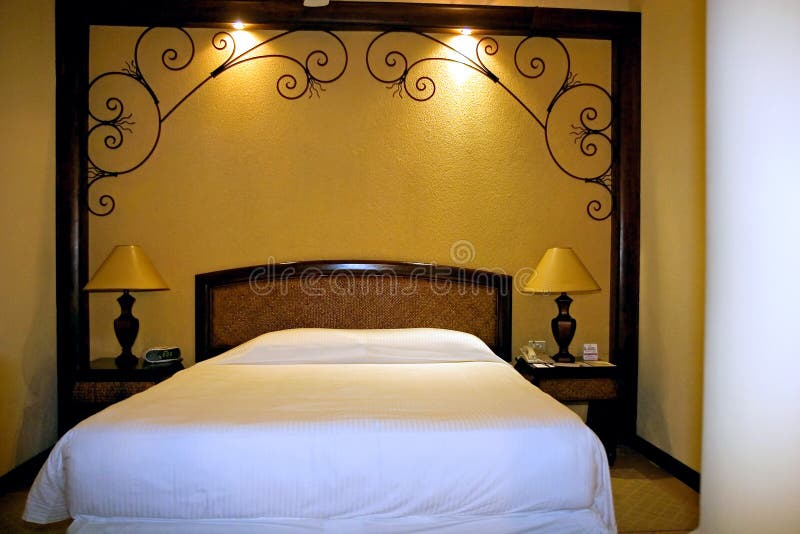 Luxury Resort Hotel Bed stock photo. Image of interior - 5884864