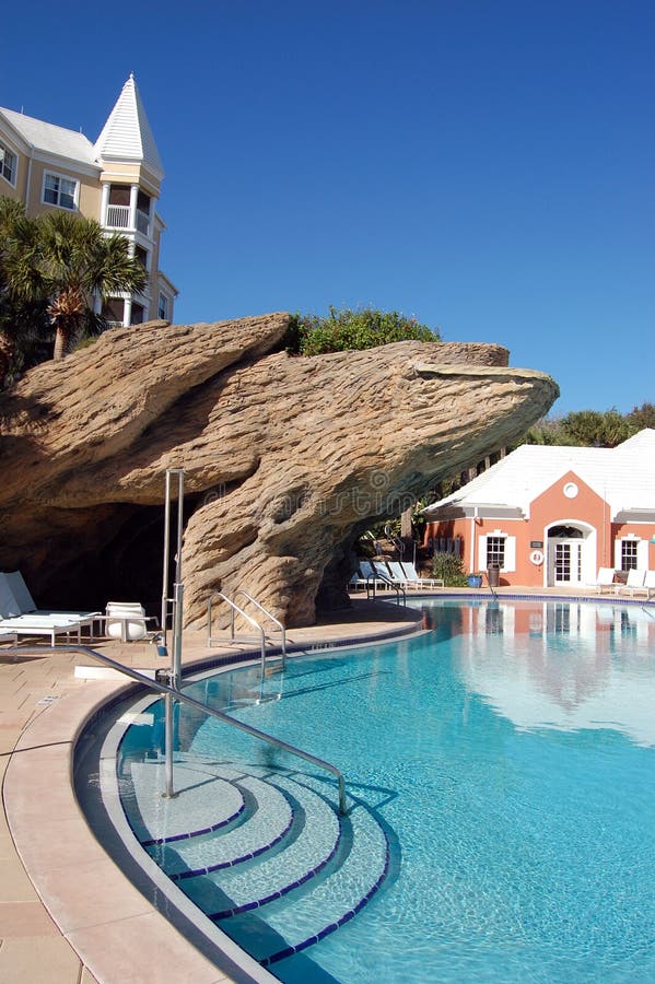 Luxury Resort Pool stock image. Image of poolside, south - 86702533