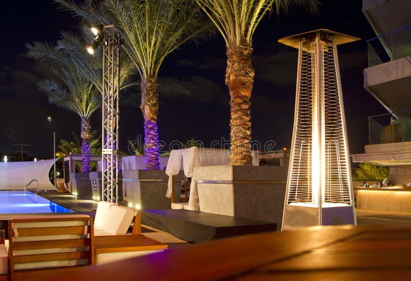 Luxury Resort Rooftop Lounge Architecture Stock Photo - Image of ...