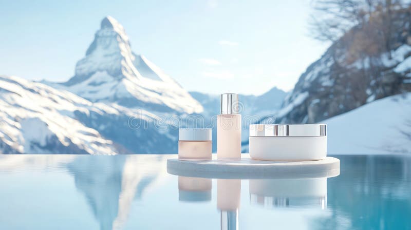 Luxury Resort Skincare Essentials Packaging Stock Illustration ...