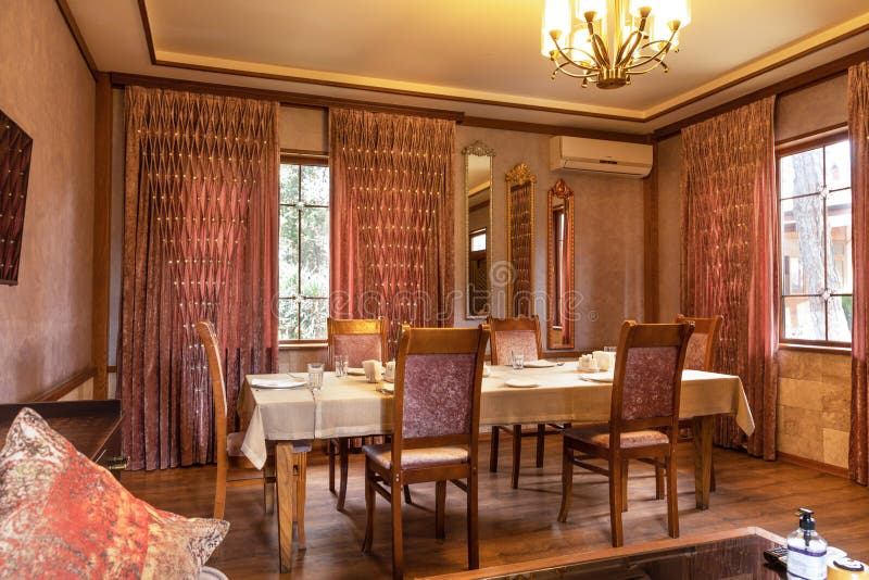 Luxury Restaurant Banquet Event Room Editorial Stock Photo - Image of ...