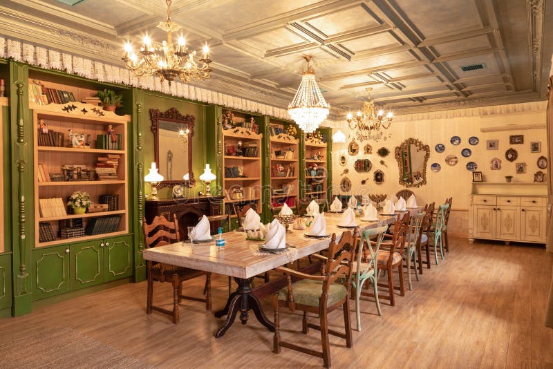 Luxury Restaurant Banquet Hall Event Room Editorial Stock Photo - Image ...