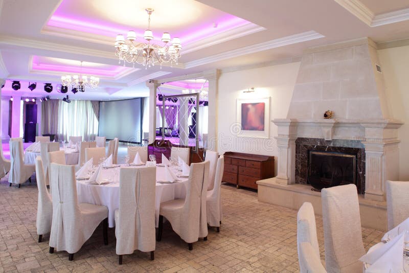 Luxury Restaurant in European Style Stock Photo - Image of furniture ...