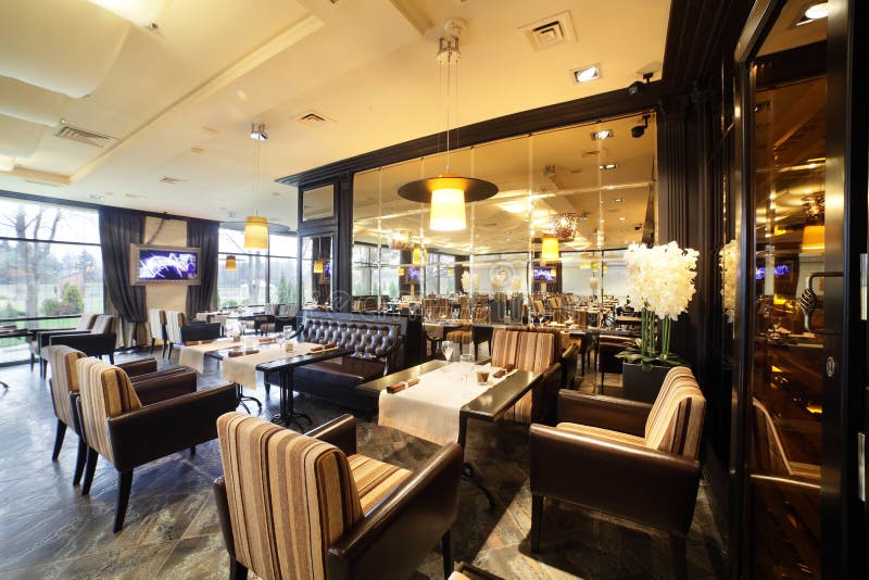 Luxury Restaurant In European Style Stock Photos - Image: 34488753