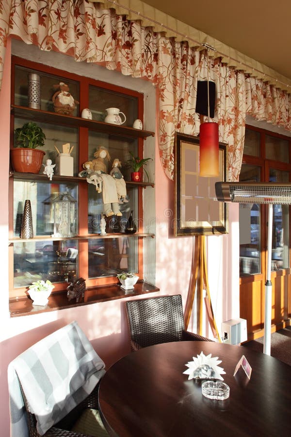 Luxury Restaurant in European Style Stock Photo - Image of department ...