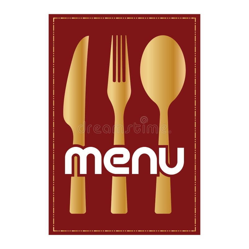 Restaurant Menu Illustration Stock Vector - Illustration of restaurant ...