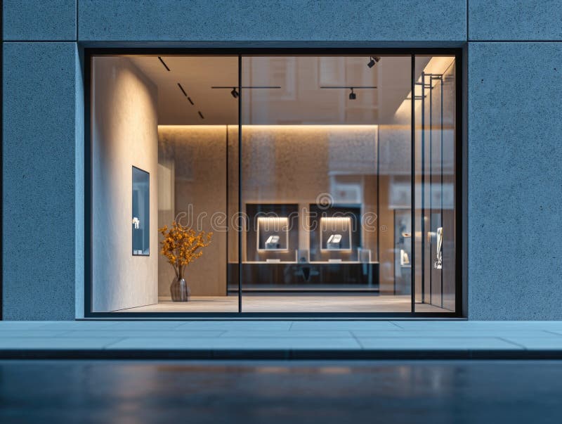 Luxury Retail Display Window Stock Photo - Image of luxury ...