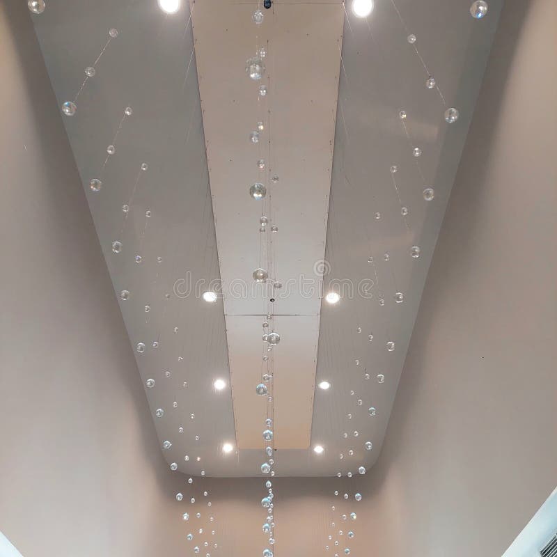 Luxury and Romantic Ceiling Design Stock Image - Image of symmetry ...