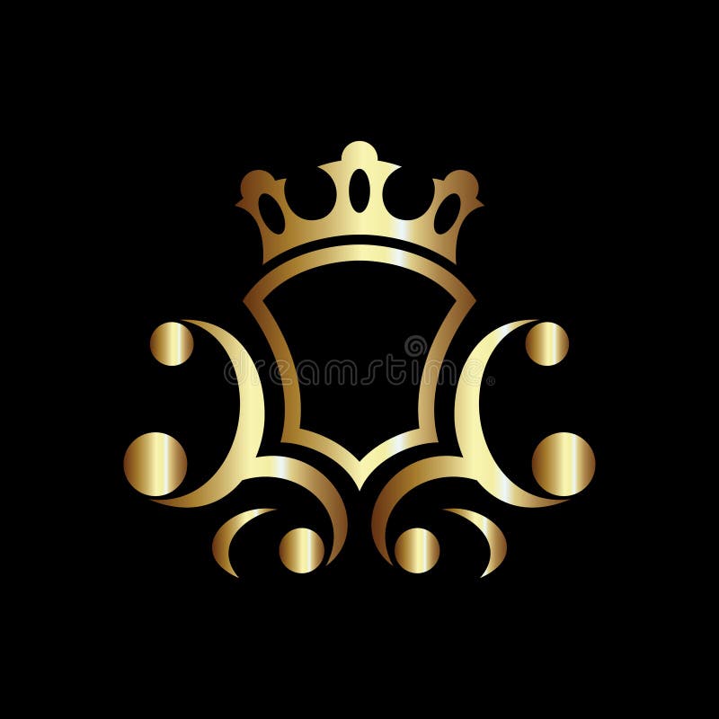 Luxury Royal Shield Vector, Good for Coat of Arms and Knight Emblems or ...