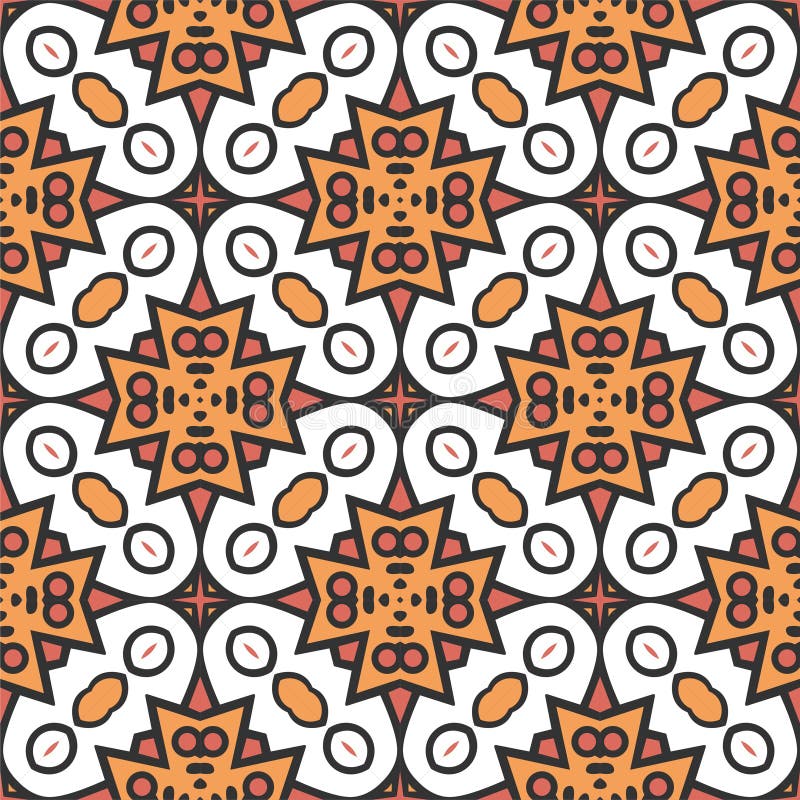 Luxury Seamless Ornament. Abstract Pattern Shape Design Ready for Print ...