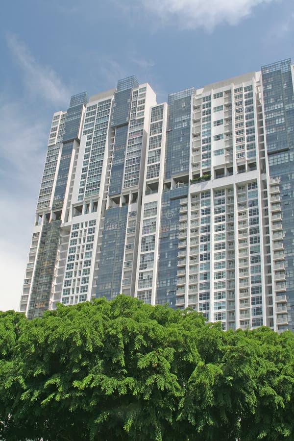 Luxury Service Apartments with Sky Stock Photo - Image of area, fancy ...