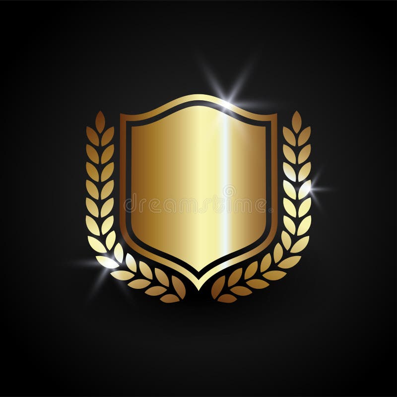 Luxury Shield Vector. Shield Guard. Protection and Safety Symbol Stock ...