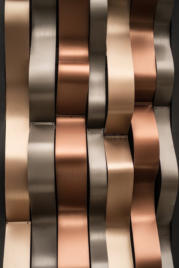 Luxury Shiny Golden, Silver and Rusty Modern Wall Background Stock ...