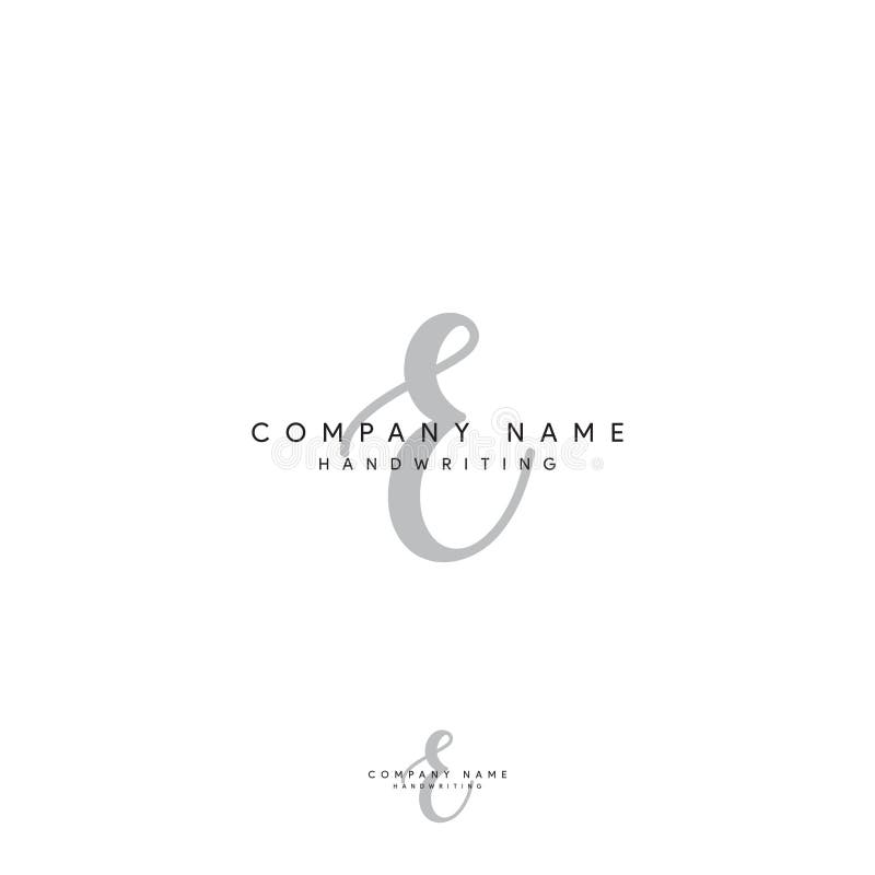 Signature E logo vector stock vector. Illustration of elements - 126047773