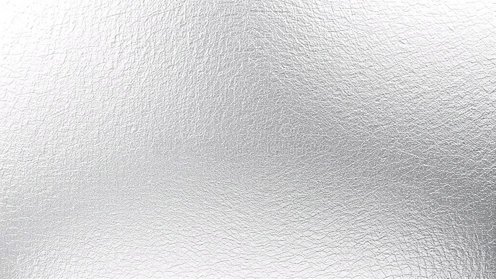 Luxury Silver Foil Texture with Fine Metallic Grain and Reflective ...