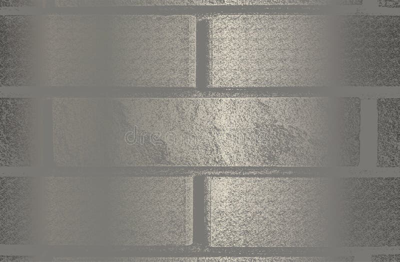 Luxury Silver Metal Gradient Background with Distressed Brick Wall ...