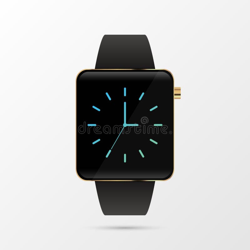 Luxury Smart Watch. Modern Design Stock Vector - Illustration of ...
