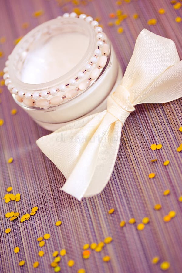 Luxury Spa Product: Moisturising Cream Stock Photo - Image of therapy ...