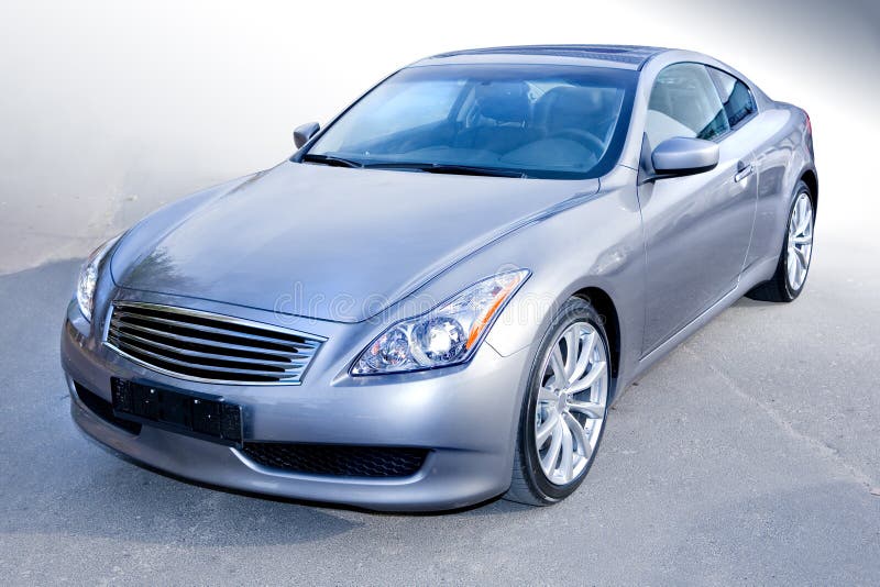 Luxury Sports Car on the Road Stock Image - Image of concept, model ...