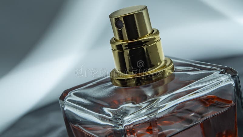 Luxury Spray Perfume Bottle Close Up Stock Image - Image of glamour ...