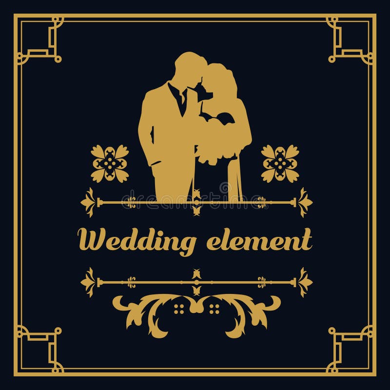 Luxury Square Wedding Invitation Card Template Vector Stock Vector ...