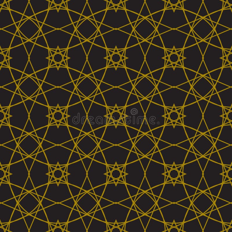 Luxury Star Shape Islamic Concept Seamless Pattern Vector Graphic Stock ...