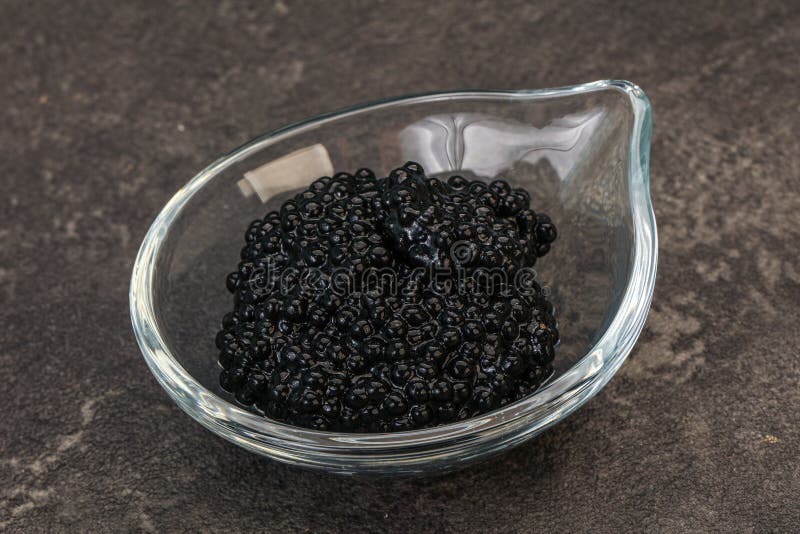 Luxury Strugeon Fish Black Caviar Stock Image - Image of fish, caviar ...