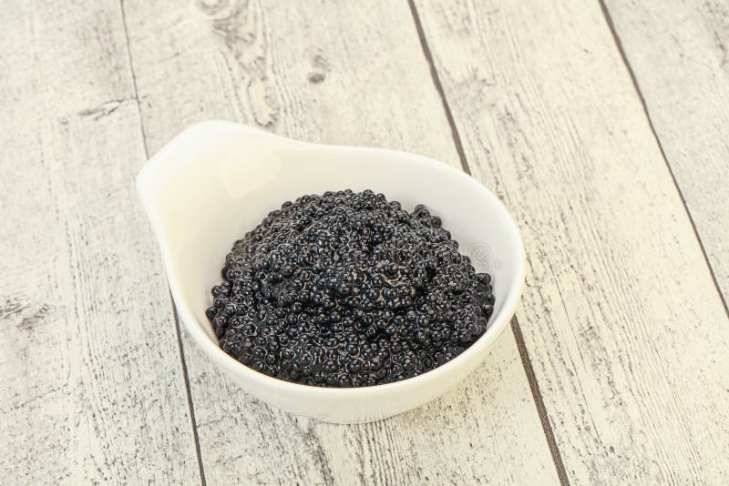 Luxury Strugeon Fish Black Caviar Stock Image - Image of black, caviar ...