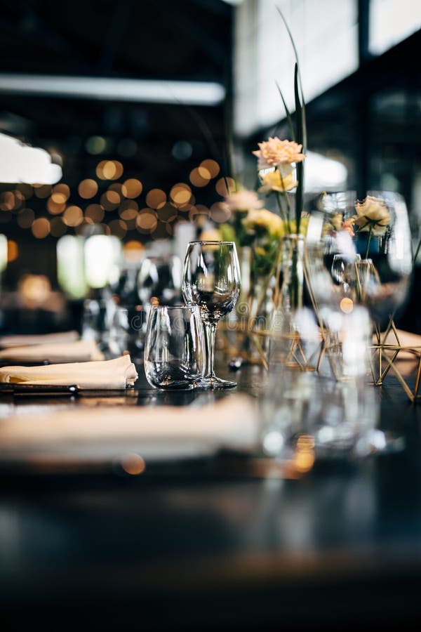 Luxury Table Settings for Celebrations. Stock Image - Image of modern ... Luxury Table Settings for Celebrations. Stock Image - Image of modern ...