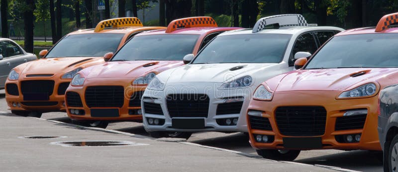 Luxury taxi stock photo. Image of park, russia, identical - 11630704