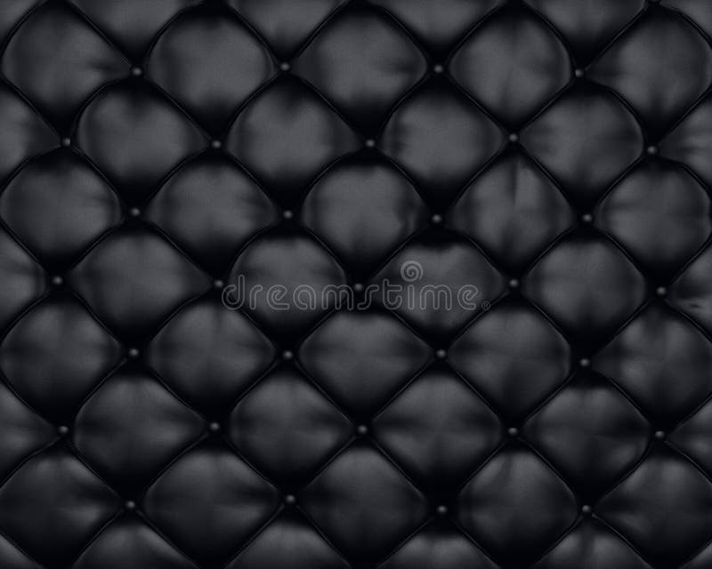 Luxury Texture of Black Leather Furniture with Buttons Stock Image ...